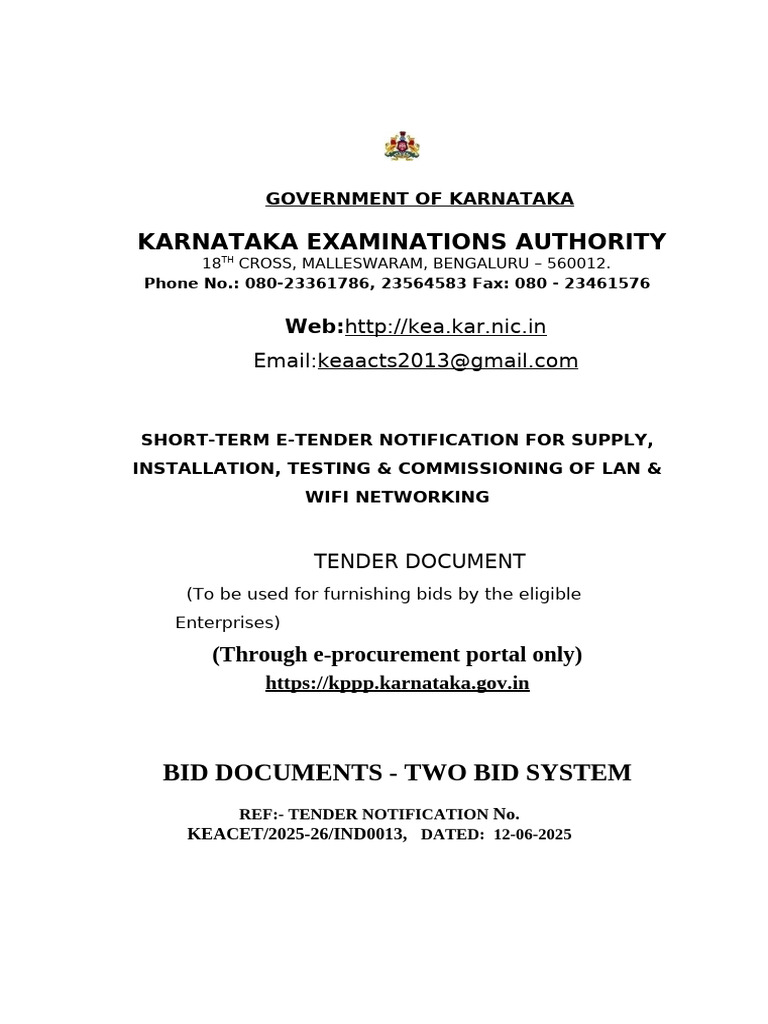 E-Tender Document For LAN Networking 12.06.25 | PDF | I Pv6 | Network Switch