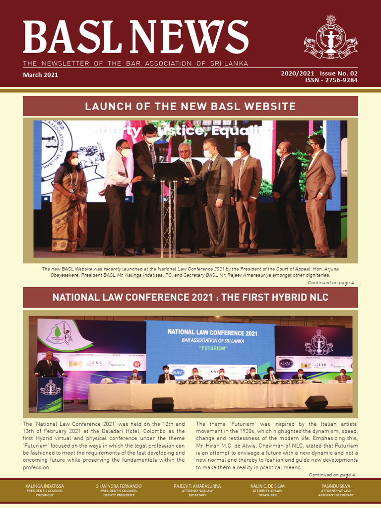 Basl Newsletter March Final v4 | PDF | Human Resource Management