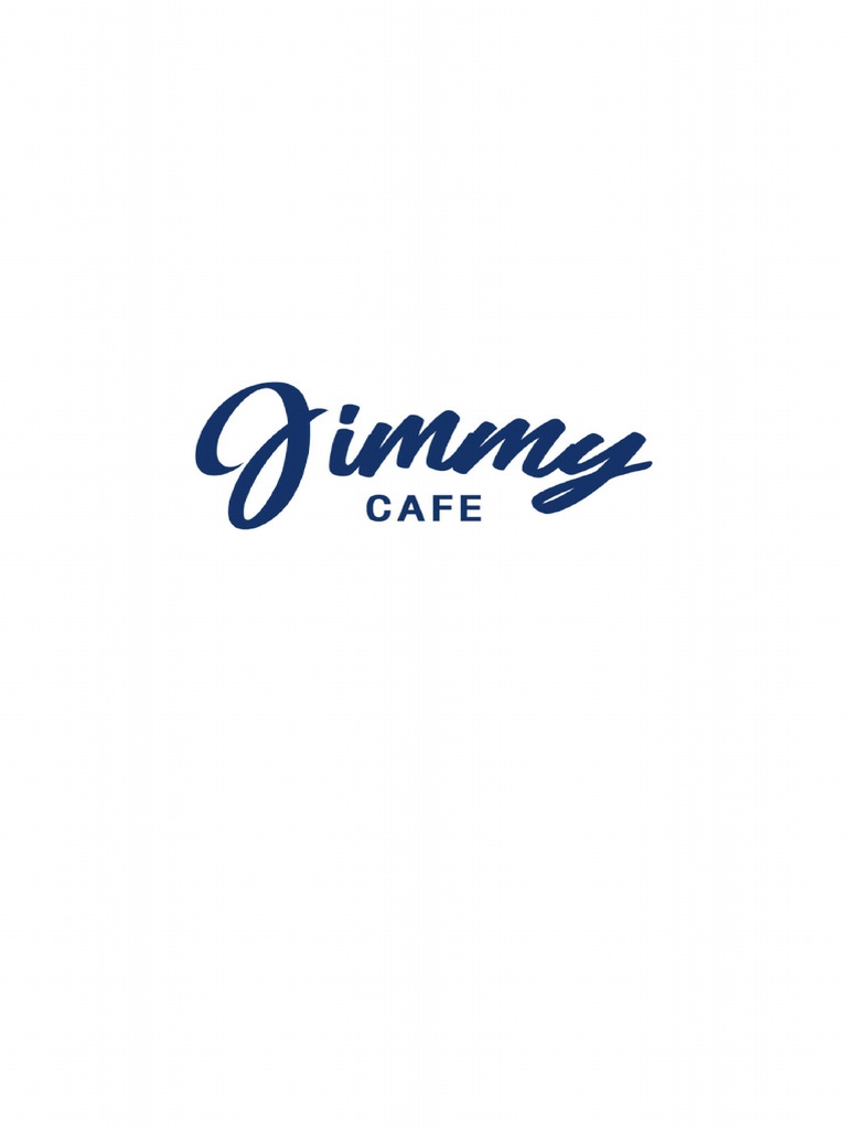 Jimmy Cafe Mobile Menu | PDF