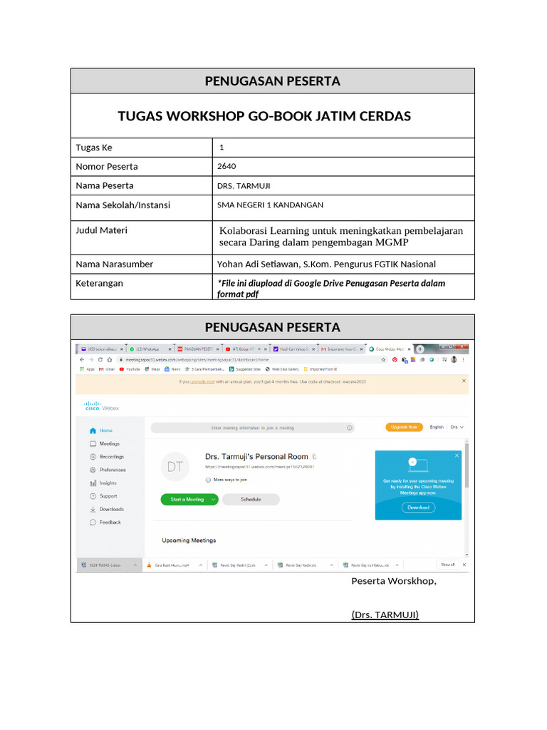 2640 Tugas 1 Form | PDF