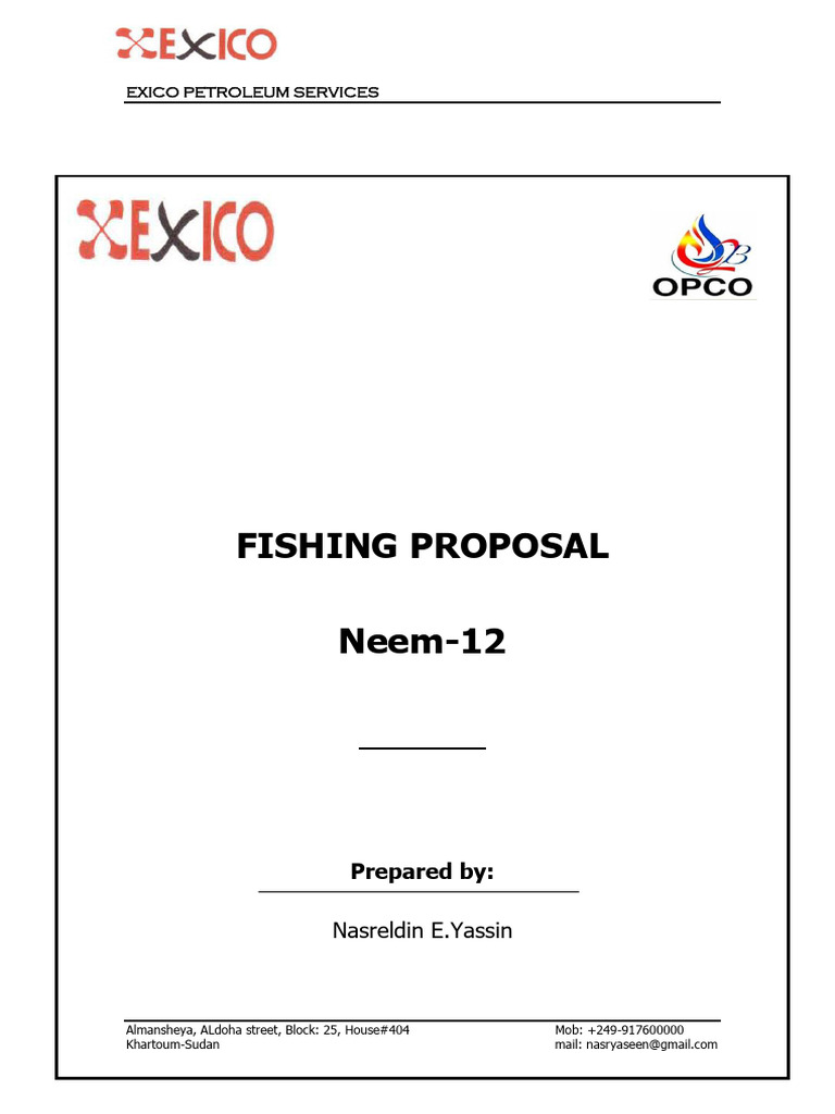 Neem - 12 Revised Fishing Proposal | PDF | Mechanical Engineering