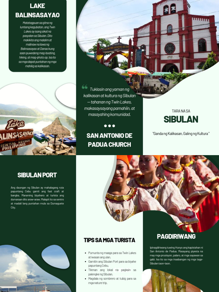 Green Simple Holiday Package Trifold Brochure | PDF