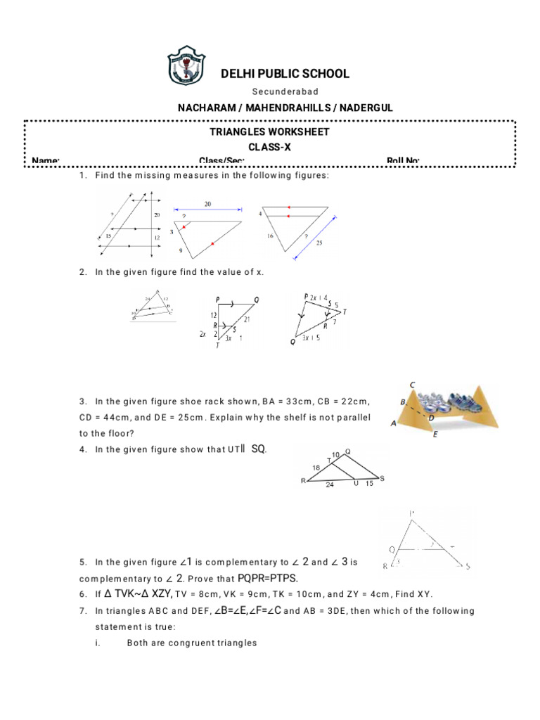 Delhi Public School: Nacharam / Mahendrahills / Nadergul Triangles ...