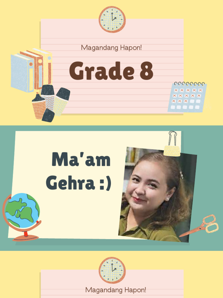 Magandang Hapon!: Grade 8 | PDF