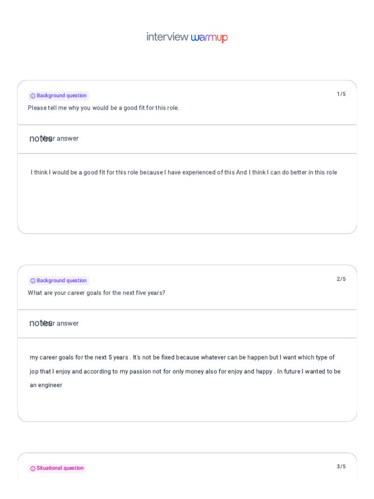 Interview Warmup - Google Cloud Skills Boost | PDF