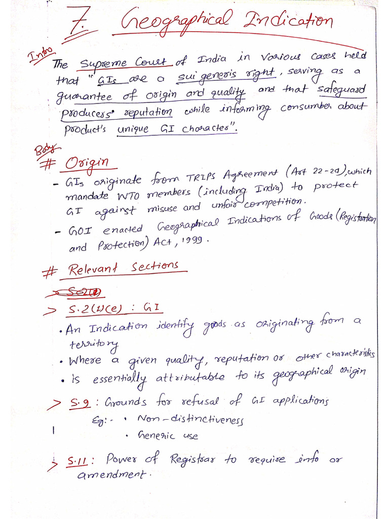 KK Ipr Notes | PDF