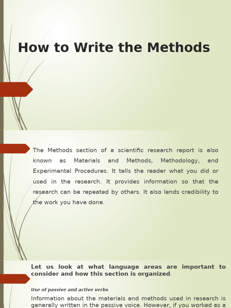 Mod.4 How To Write Methods | PDF