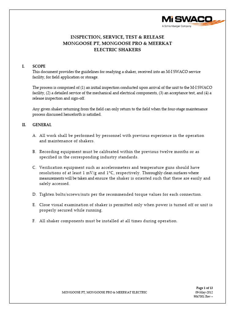 Mongoose PT PRO and Meerkat Shop Maintenace Procedure - Rev | PDF | Electrical Connector ...