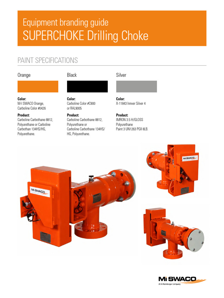 1357ee M-I Swaco Superchoke Drilling Choke 25july2014 | PDF