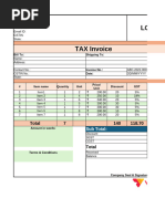 Laundry Bill Format 01 | PDF