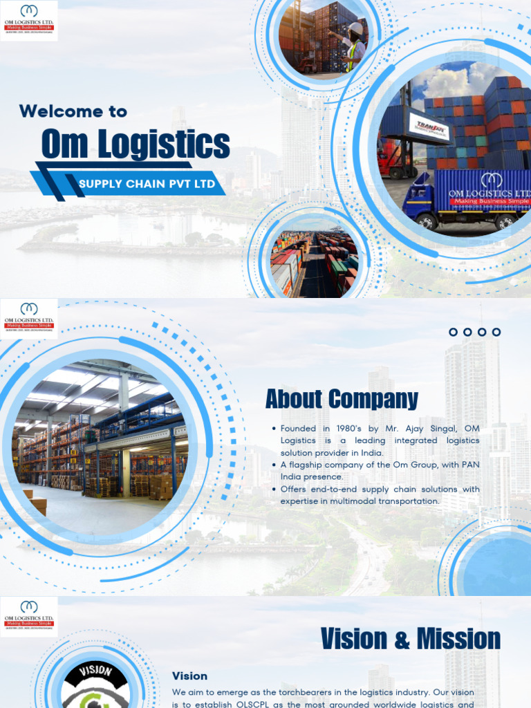 Introduction To OM Logistics LTD - Compressed | PDF | Logistics | Warehouse