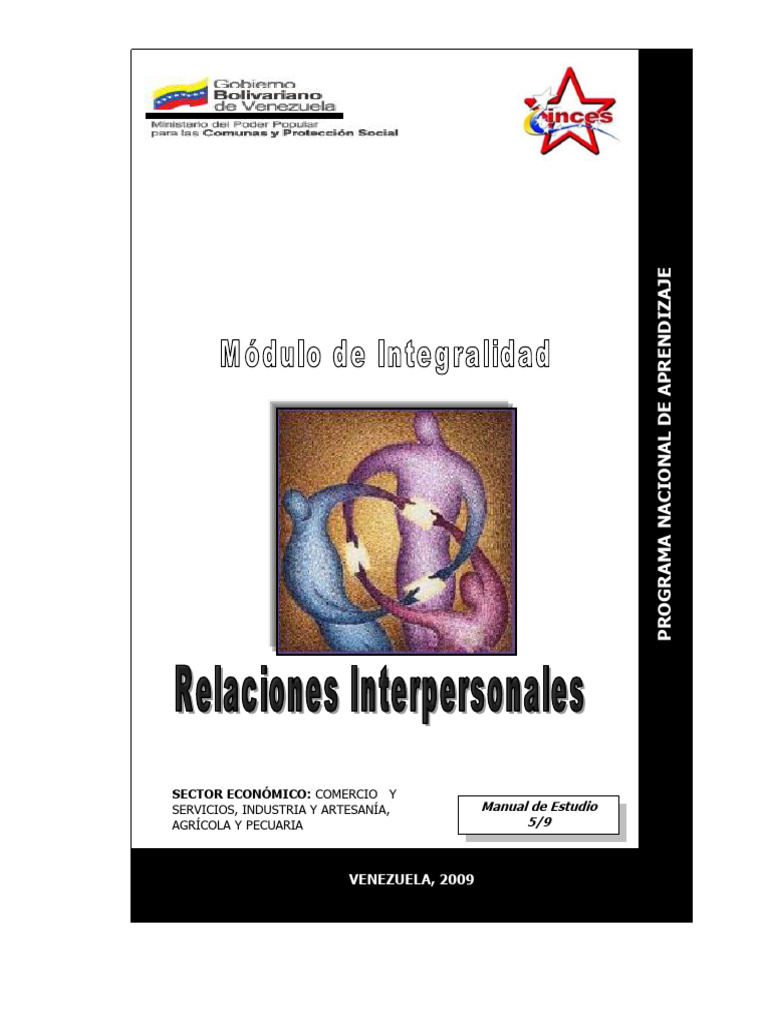 Manual Mod - Integral.5 Relaciones Interpersonales | PDF | Autoestima ...