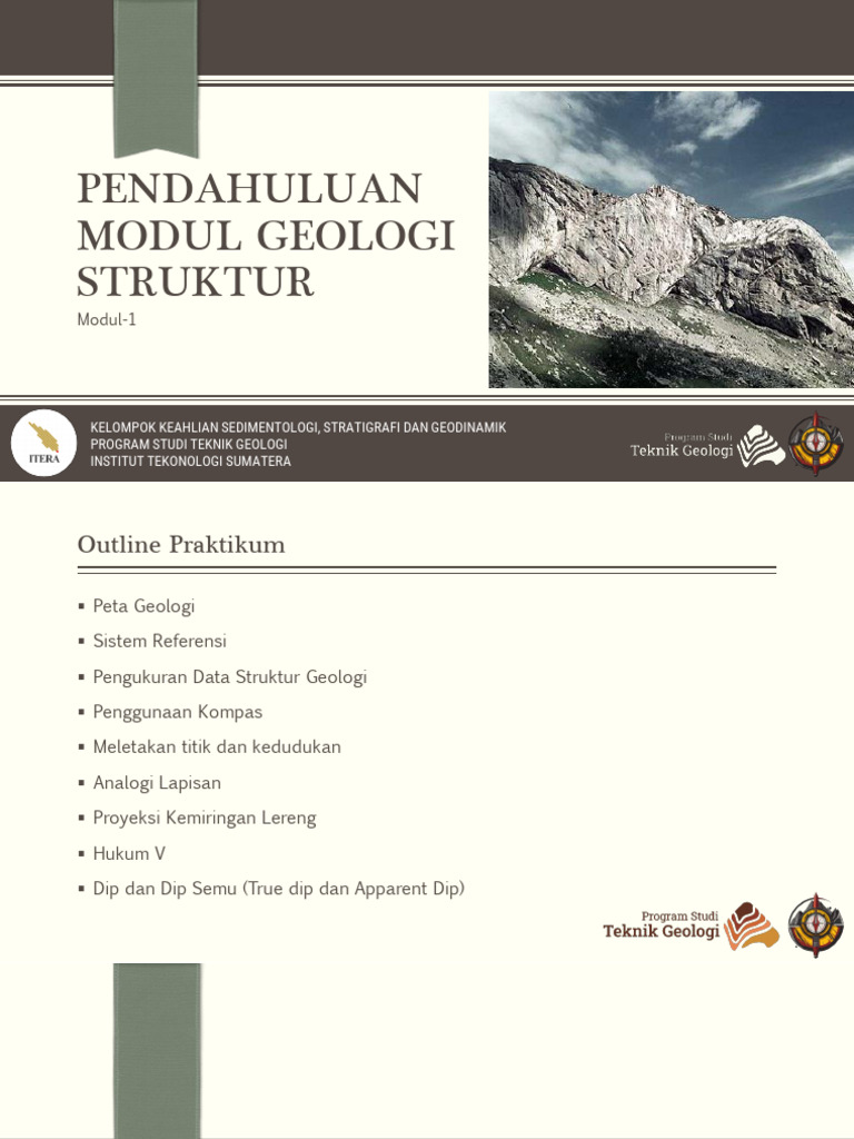 Modul-1 Overview Praktikum Geologi Struktur-1-26 | PDF