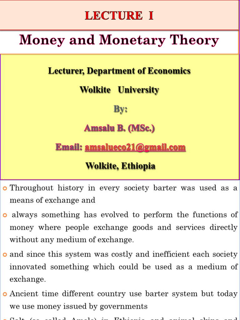 Barter System vs. Money: Economic Insights | PDF | Money | Money Supply