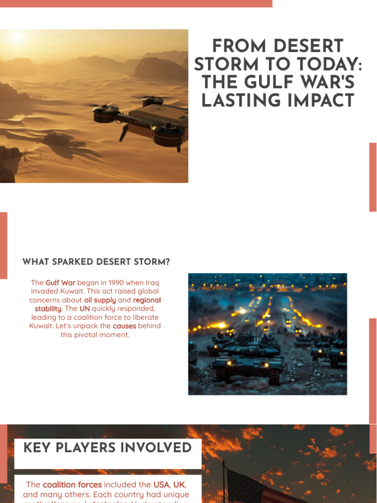 Slidesgo From Desert Storm To Today The Gulf Wars Lasting Impact ...