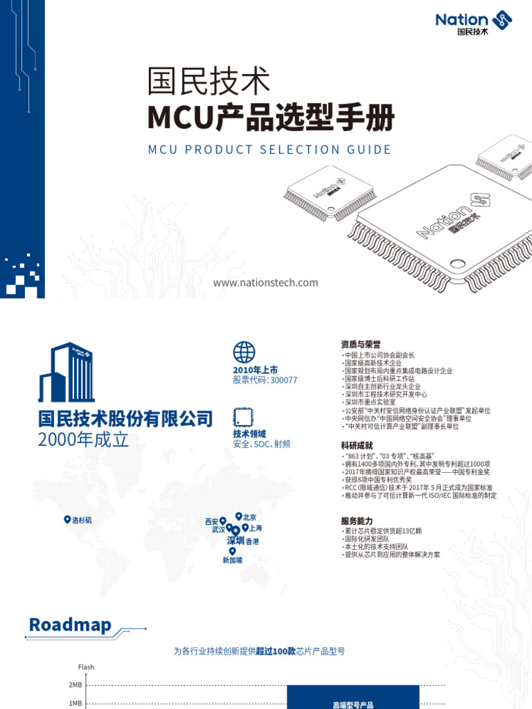 Nations MCU Product Selection Guide 2020.09 | PDF