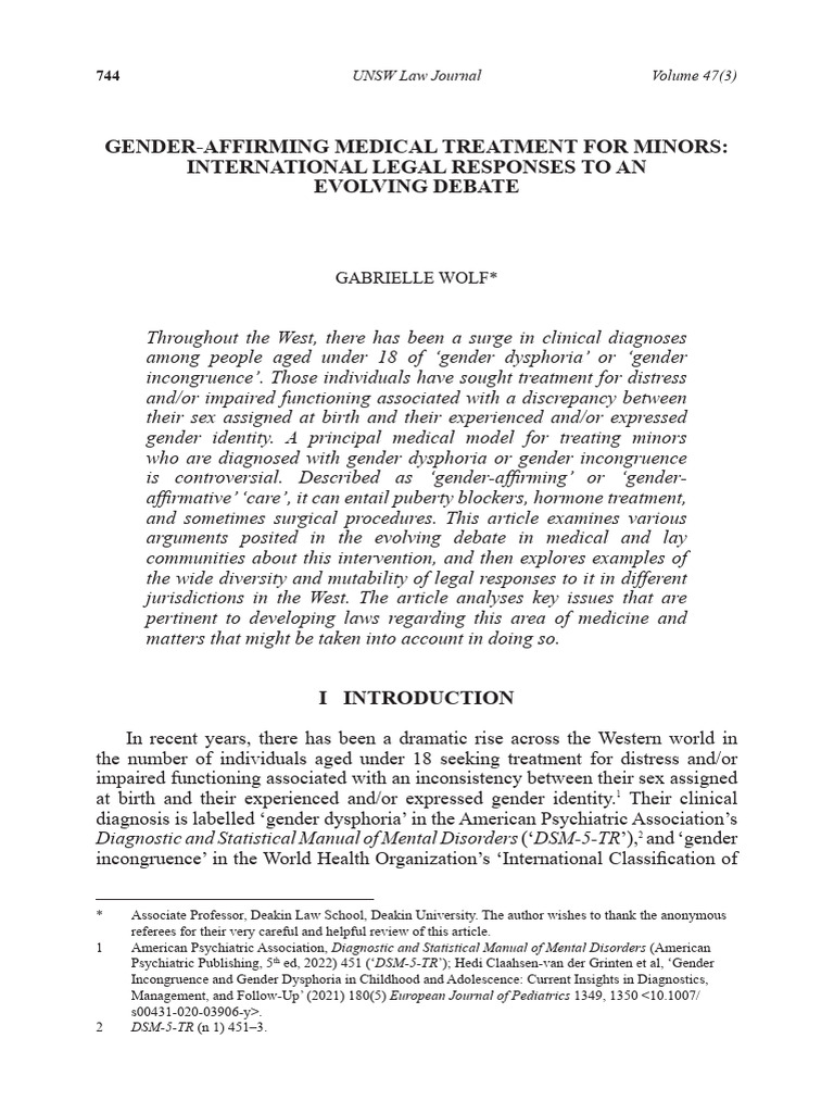 Issue 473 02 Wolf | PDF | Transgender | LGBTQIA+ Studies