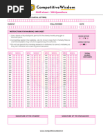 OMR Sheet for 50 Questions PDF | PDF