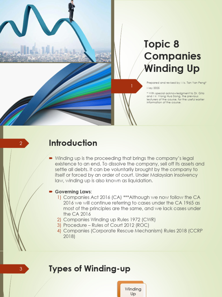 Voluntary Winding Up in Malaysia | PDF | Liquidation | Corporate Law