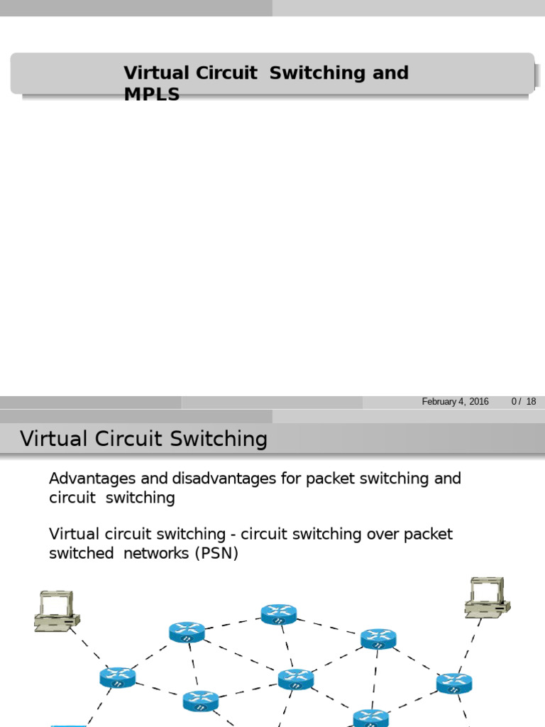 Virtual Circuit Switching and MPLS | PDF | Networking | Multiprotocol ...