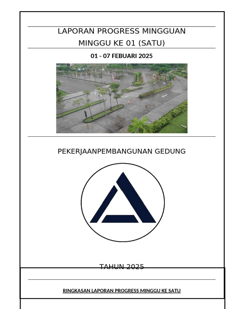 Cover Laporan Progress | PDF