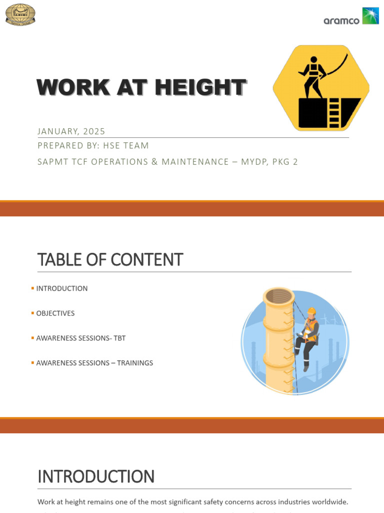 Work at Height, January | PDF