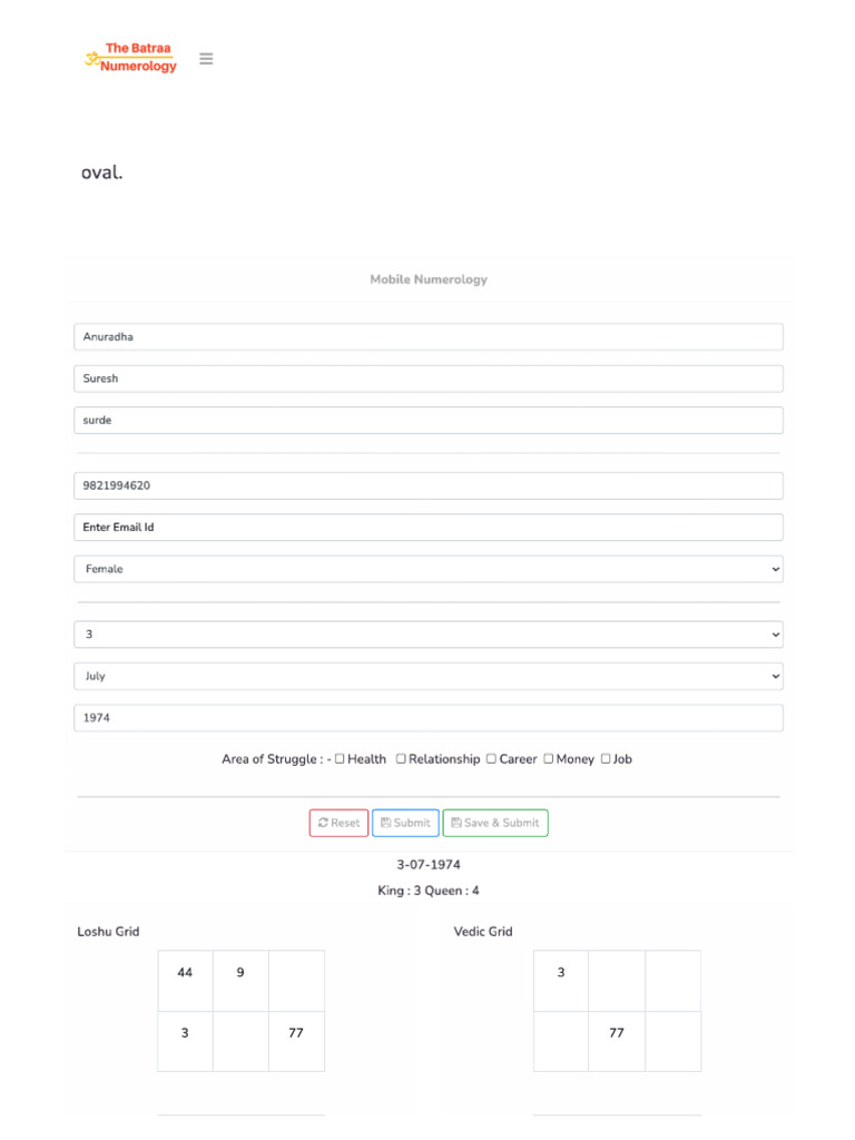 Anu Basic Report | PDF