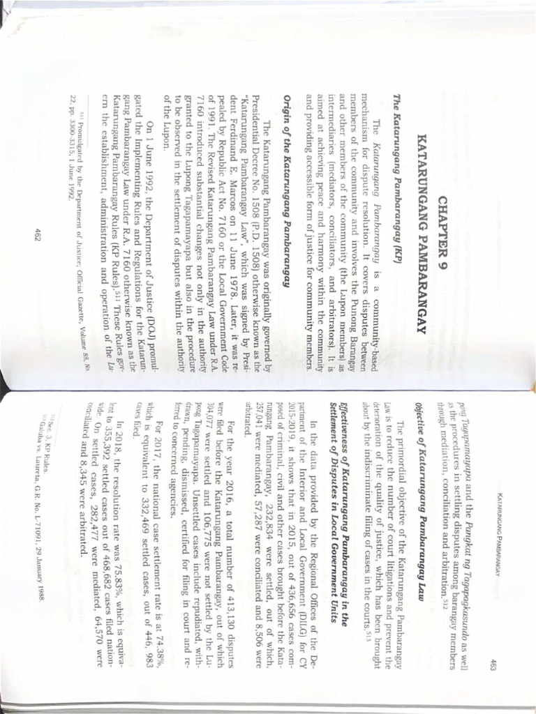 Barangay Conciliation | PDF