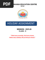 Class 6 Holiday Homework Guide | PDF | Leaf | Mathematics