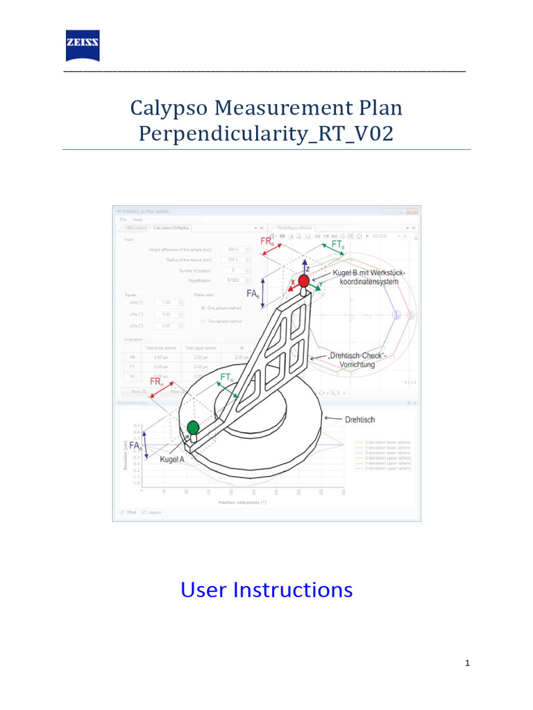 Calypso MeasurementPlan Perpendicularity RT V02 | PDF | Rotation