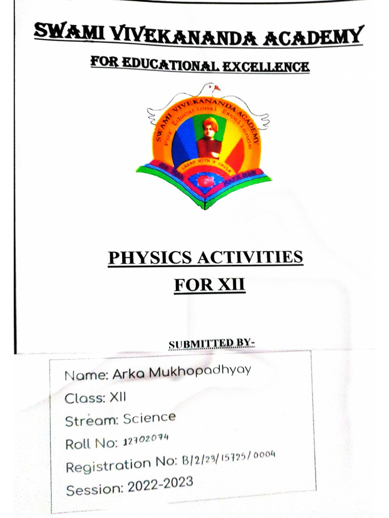 Physics Activity Copy... Activity No 1 | PDF