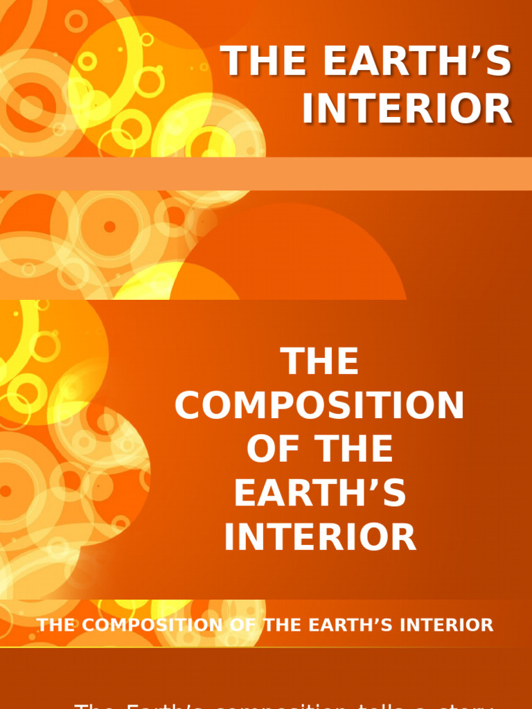 Sci 10 The Composition of The Earths Interior | PDF
