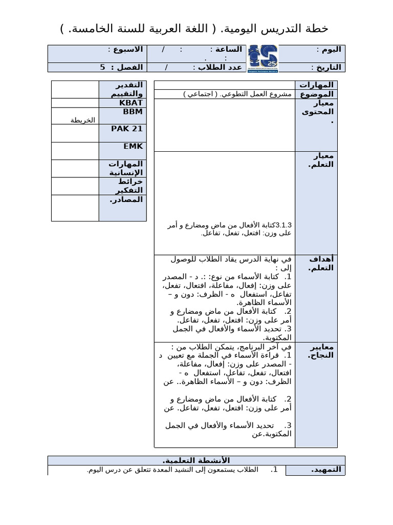 مشروع العمل التطوّعي 3docx | PDF
