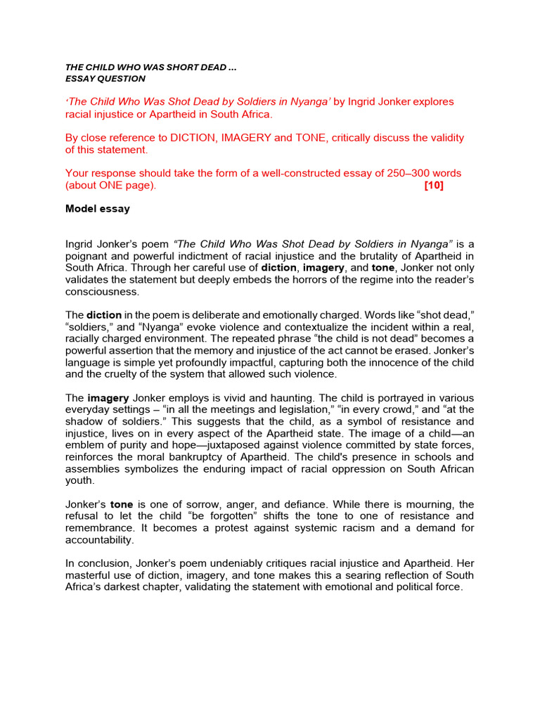 June 2025 Poetry Question and Answers | PDF | Poetry | Ellipsis