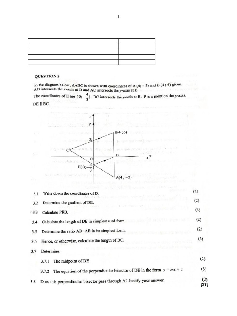 2025 Halfyearly p2 Tutorial | PDF | Mathematics | Geometry