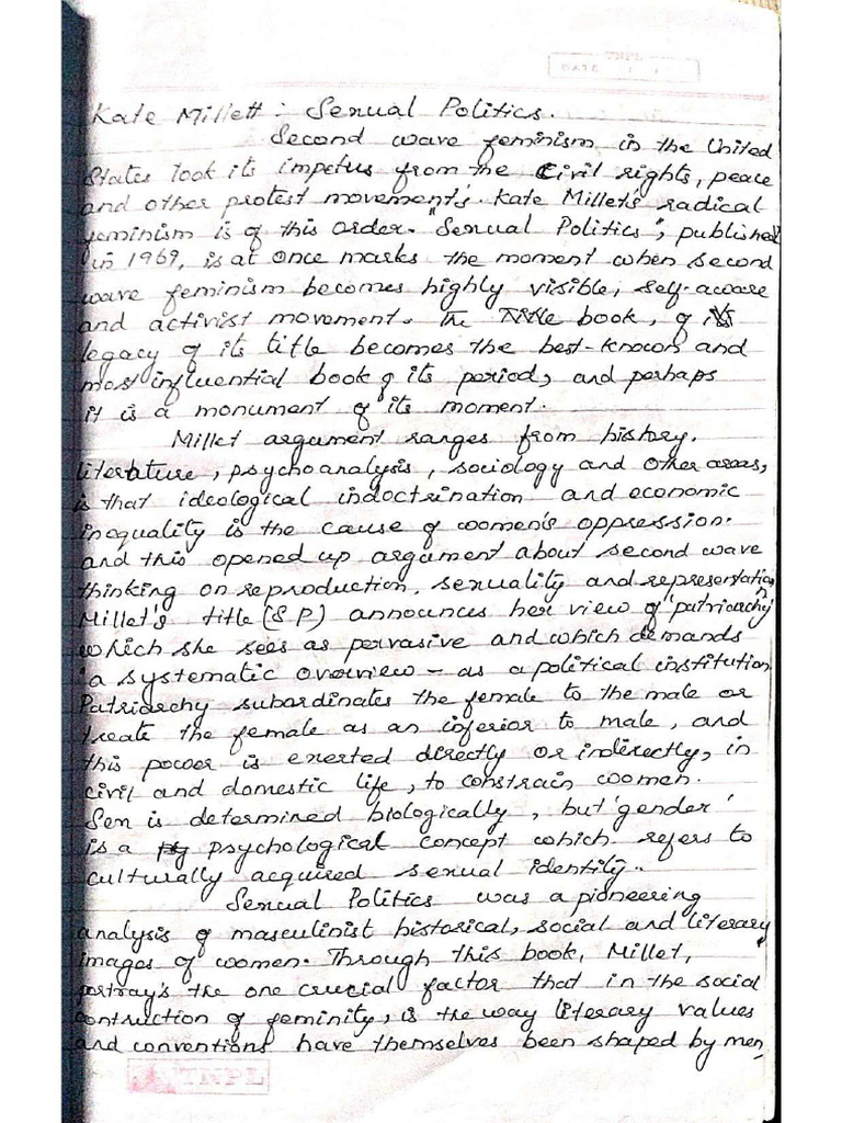 Second Wave Feminism | PDF