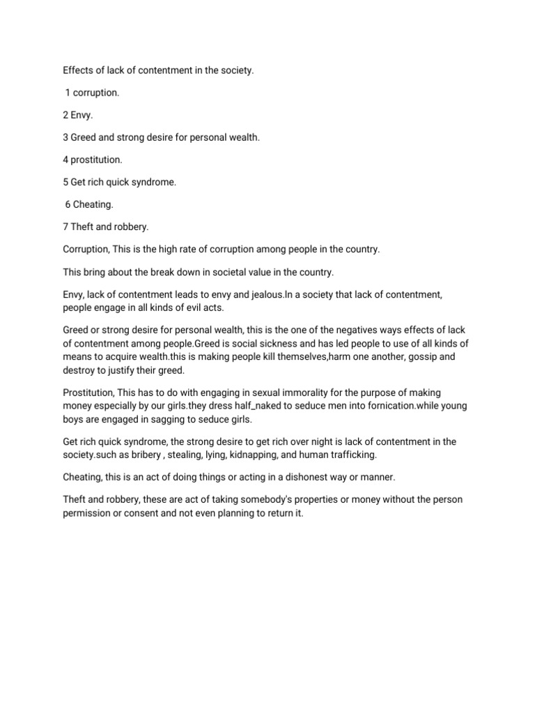 3844 - Effects of Lack | PDF