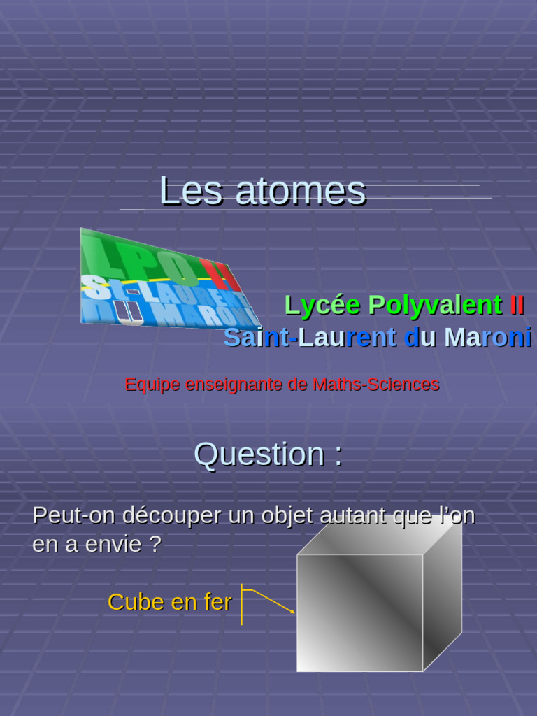 Comprendre les atomes et leurs types | PDF | Atomes | Neutron