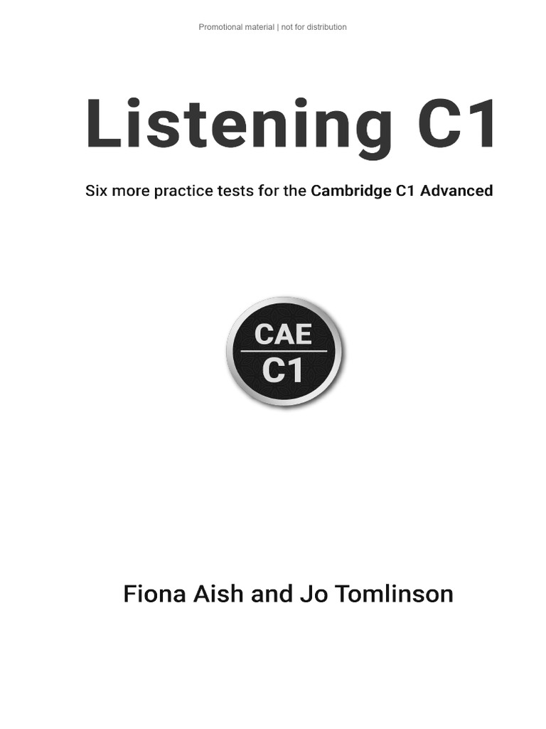 Listening C1 Book 2 Ebook | PDF | Art Therapy | University Of Cambridge