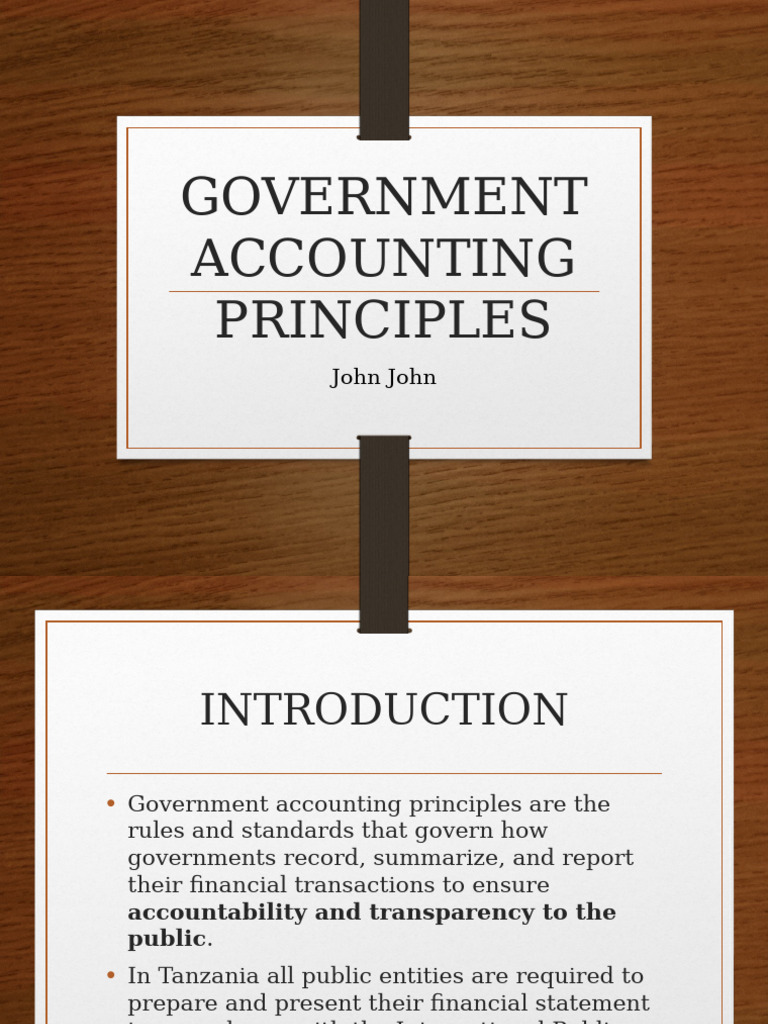 Government Accounting Principles | PDF | Fund Accounting | Cash