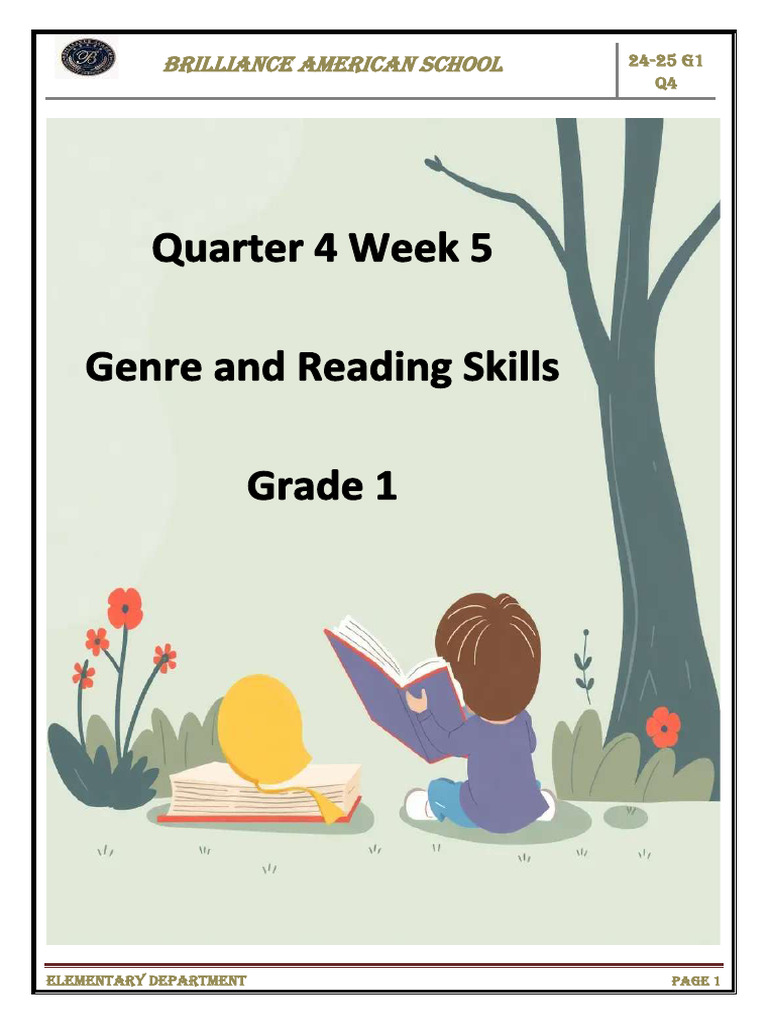Genre and Reading Skills (Poetry) | PDF