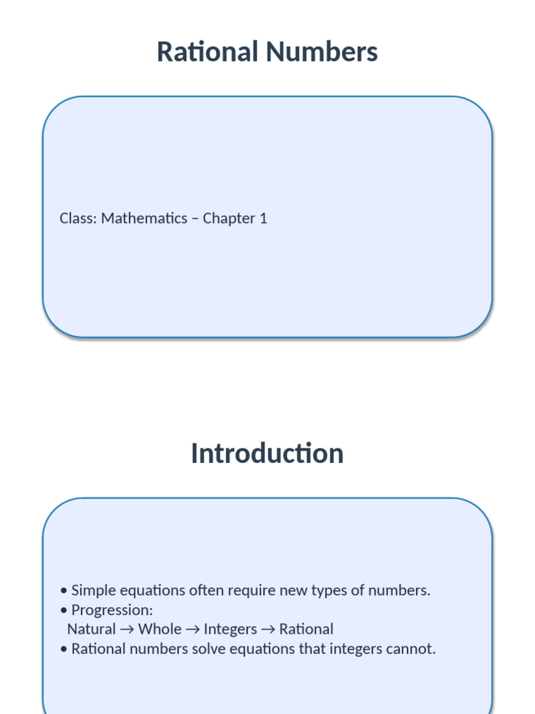 Understanding Rational Numbers | PDF