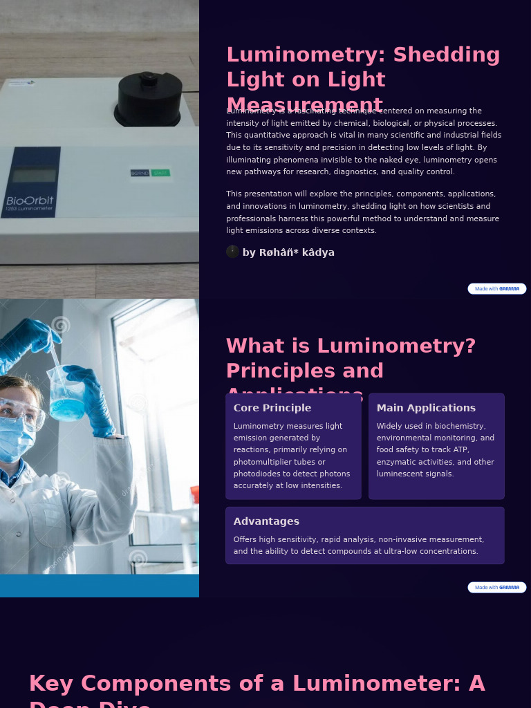 Luminometry: Shedding Light On Light Measurement | PDF | Assay