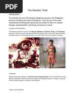 The Traditional Attire of The Manobo People | PDF | Clothing | Necklace