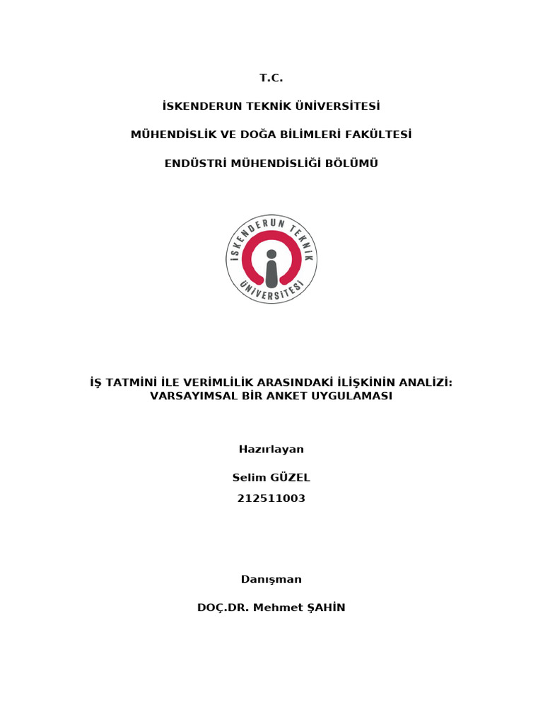 Bitirme Projesi | PDF