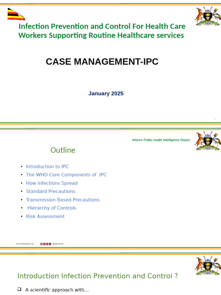 Infection Prevention and Control For Health Care Workers Supporting ...