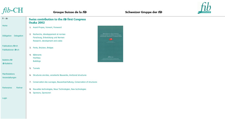 Swiss Contribution To The Fib First Congress, Osaka 2002 | PDF