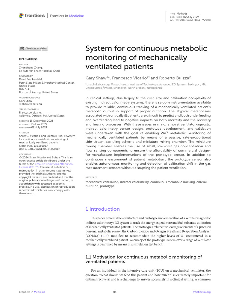 Fmed 11 1356087 | PDF | Breathing | Respiratory System