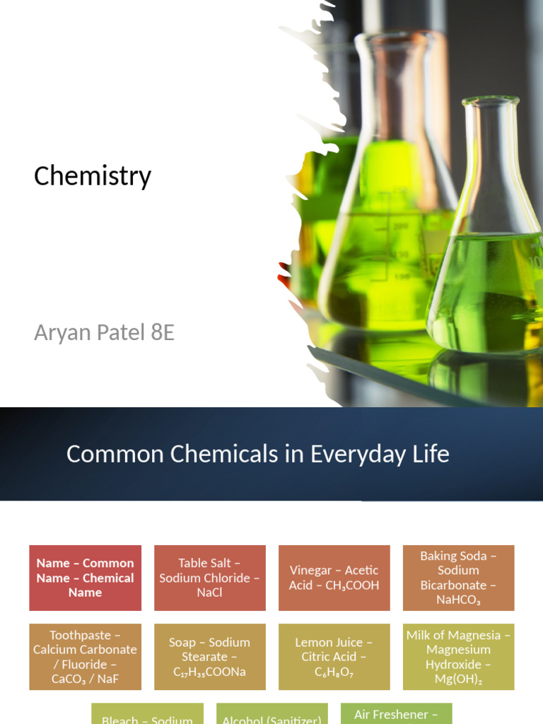 Everyday Chemistry Essentials | PDF