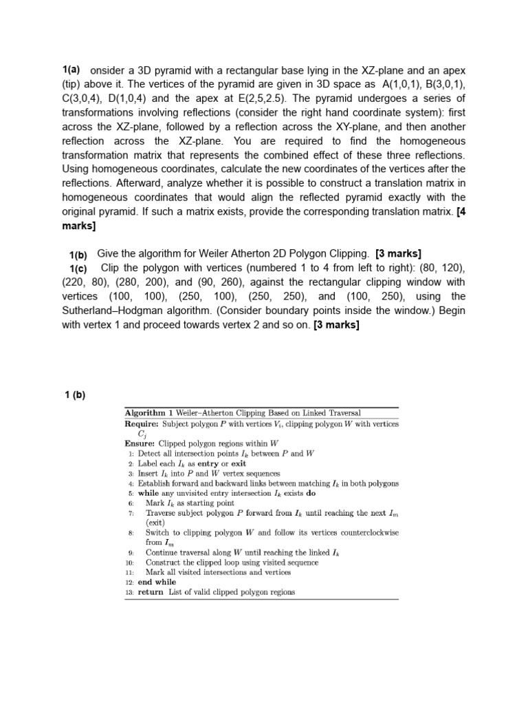 CG EST Complete Solution | PDF | Vertex (Geometry) | Curvature